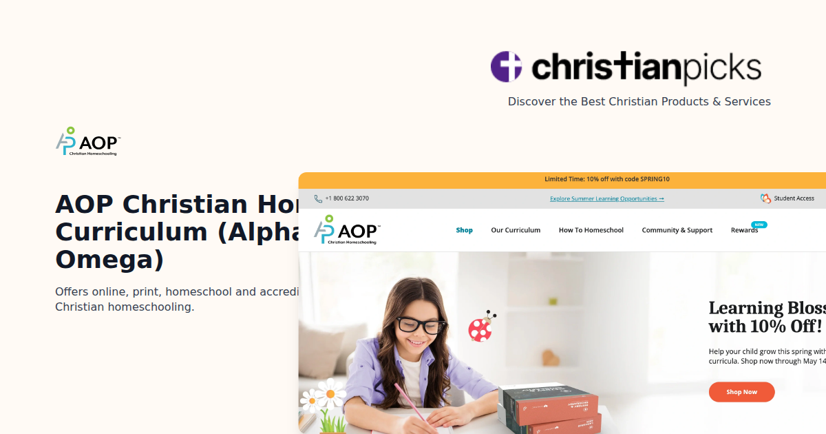 AOP Christian Homeschooling Curriculum (Alpha and Omega) - C